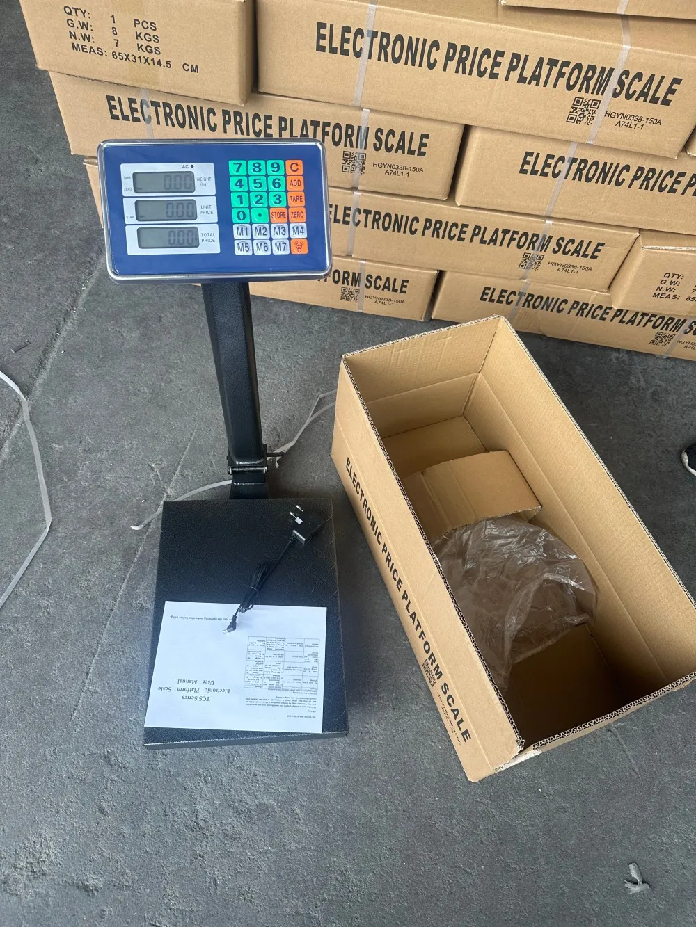 150 Kg 300 Kg 500kg Industrial Electronic Scale - Made in China