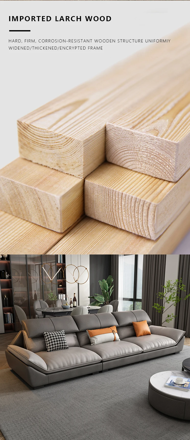 Modern Design Corner Modular L Shape Sofa Set Furniture Living Room ...