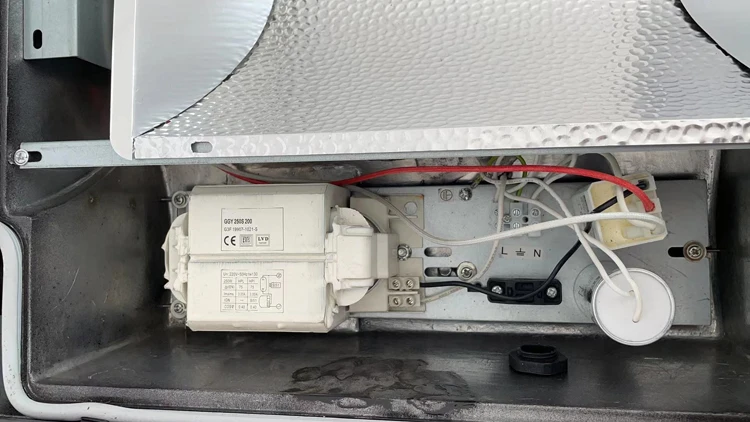 Metal case Gear Box Combined With 250W 400W 600W HPS Magnetic Ballast ...