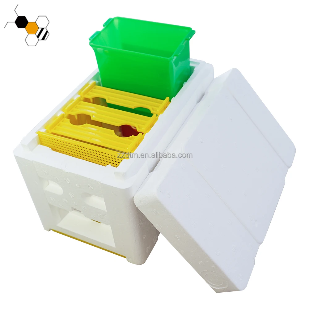 White Yellow Mating Box Nuc Box Polystyrene Bee Hive Styrofoam Mini ...