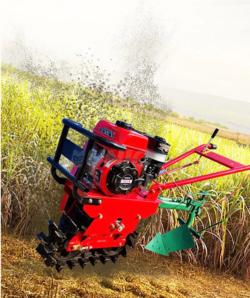 Small Plough Machine Cultivator Gasoline and Diesel Engine Mini Self ...