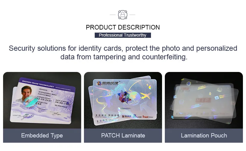 Secure Government ID Cards with Holograms and RFID
