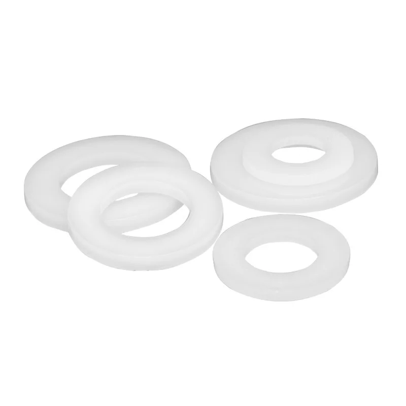 Din125 Nylon Pa66 M16 Plastic Washer Nylon Washer White And Black Flat Gasket Plastic Washer ...