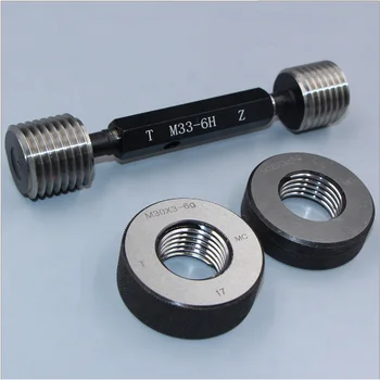 The Metric Screw Plug Gages Go And No Go 4h 5h 6h 7h 8h Thread Plug Gauge: M1~m300 Steel Gauge ...