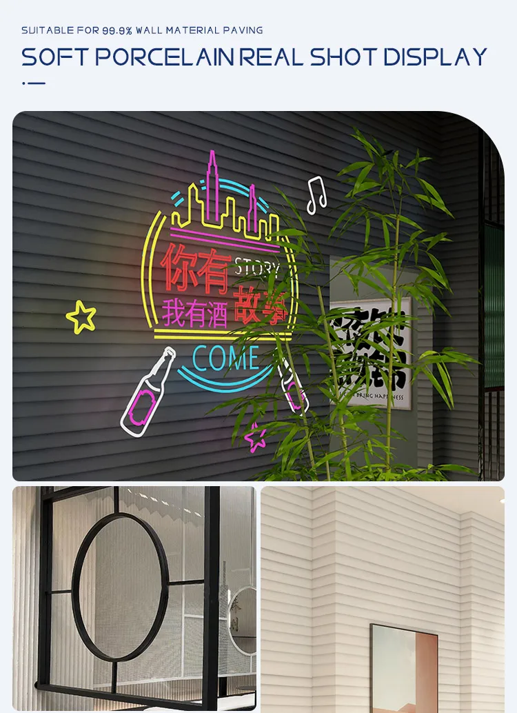 Ripple Soft Porcelain Tiles - Easy Installation & Durability