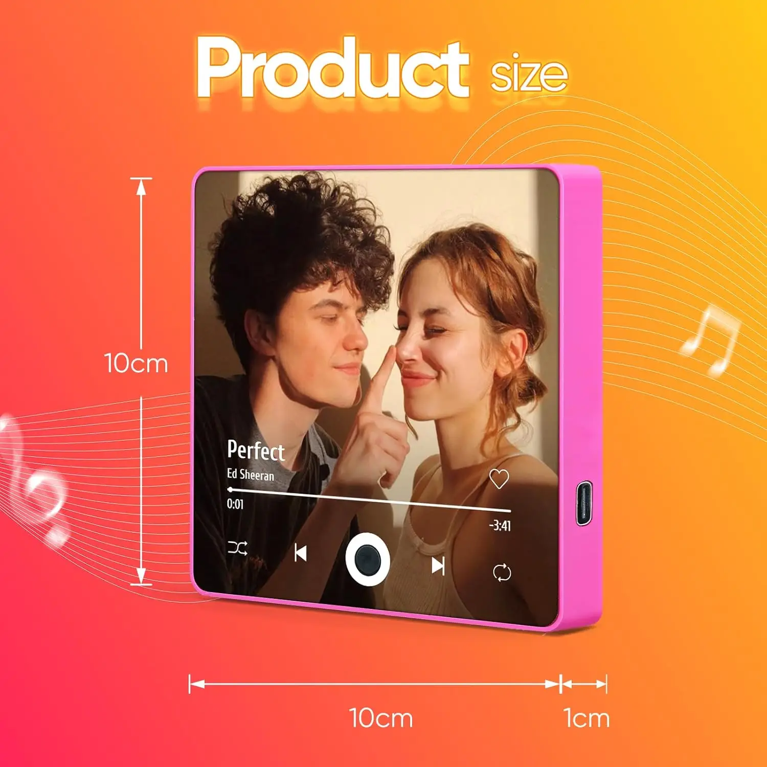 Customized Music Player Fridge Sticker - Unique Gift