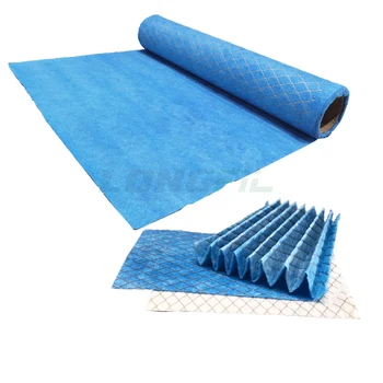 Blue/green/white Expanded Metal Mesh Laminated Air Filter Media Roll G3 ...