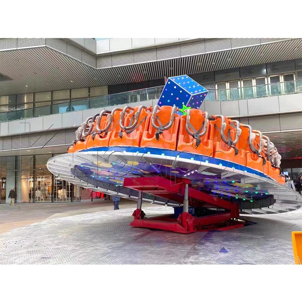 Outdoor Carnival Magic Turntable Amusement Kid's Park Reverse Time ...