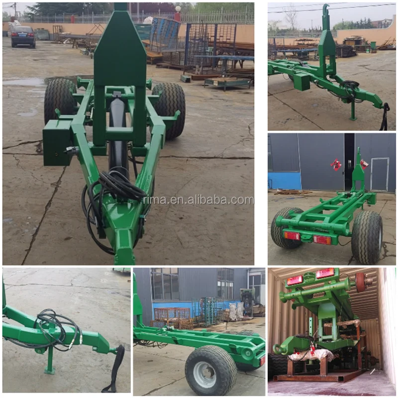 Small ATV Farm Hydraulic 6 Ton Hook Lift Tipper Dump Trailer