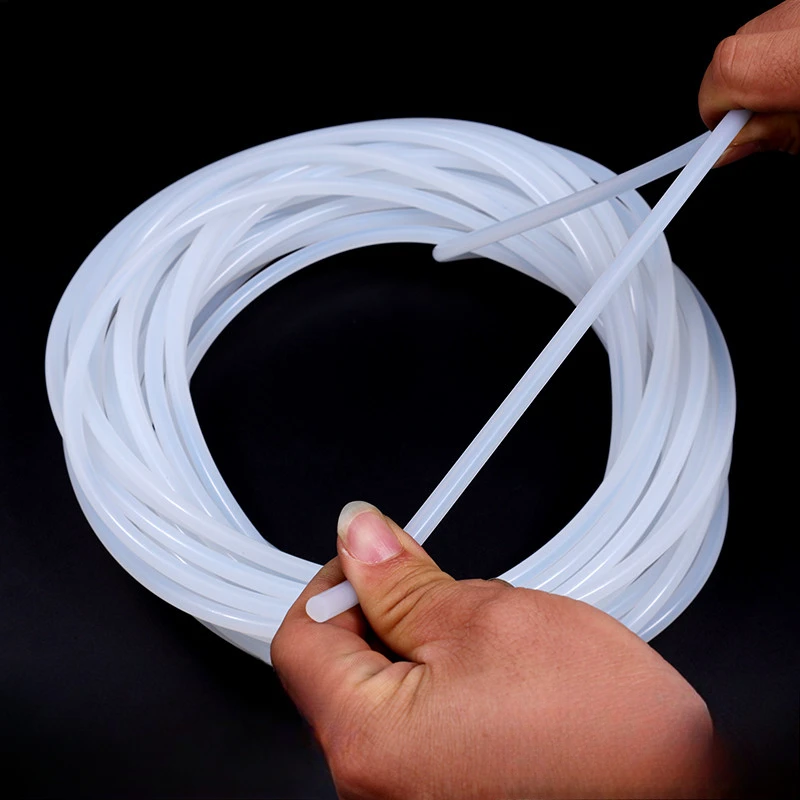 Silicone Transparent Solid Rubber Round Strip High Temperature ...