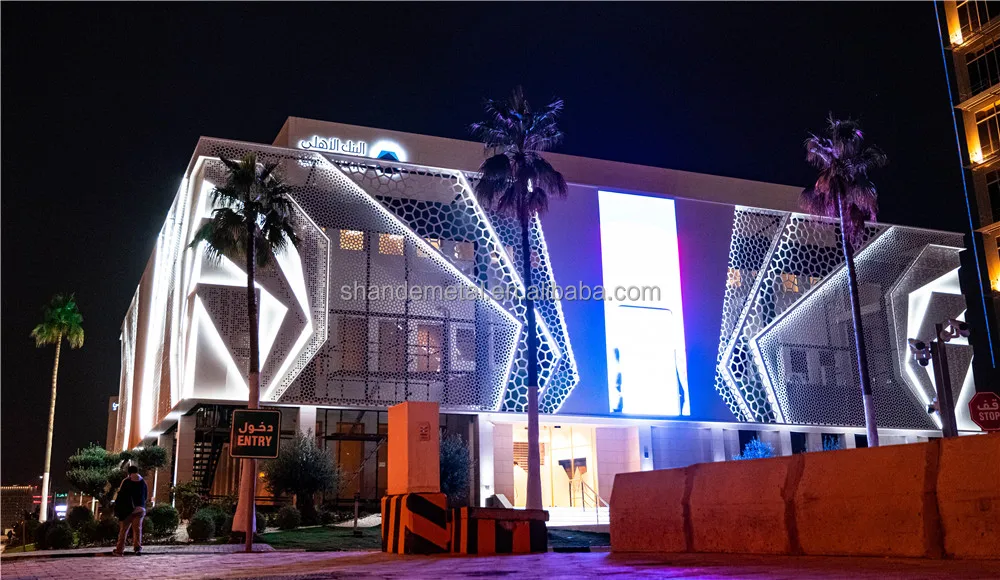 Modern Aluminum Ss Metal Mall Cladding Panels Exterior Building Outdoor ...