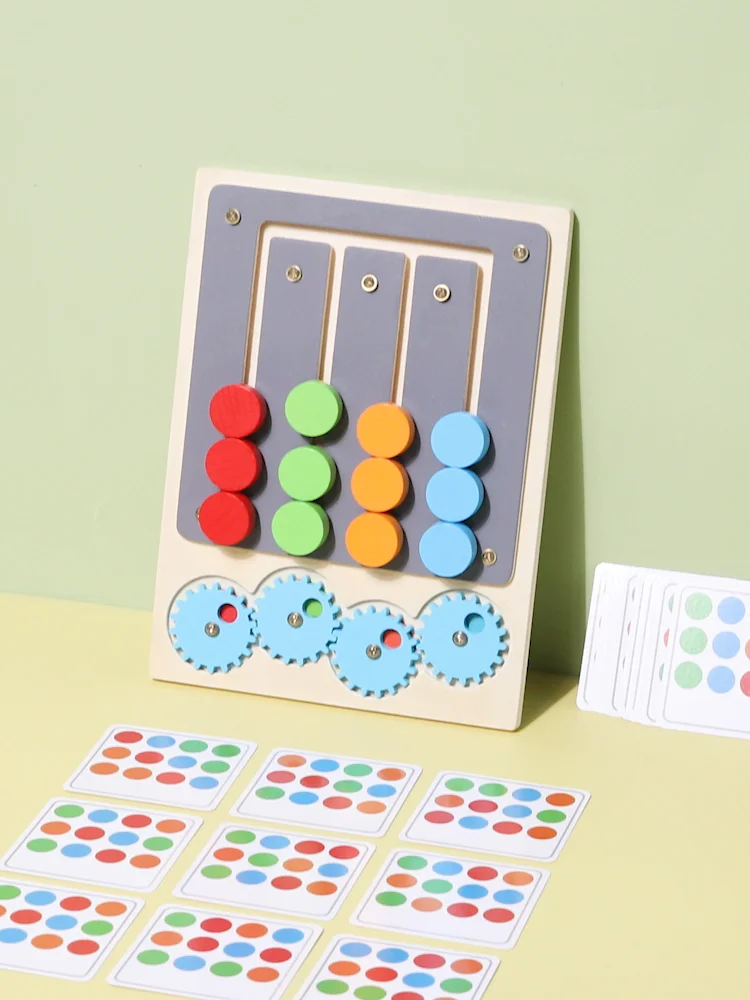 Wholesale Rotate 4 Color Game Maze Slide Puzzle Shape Matching Brain ...