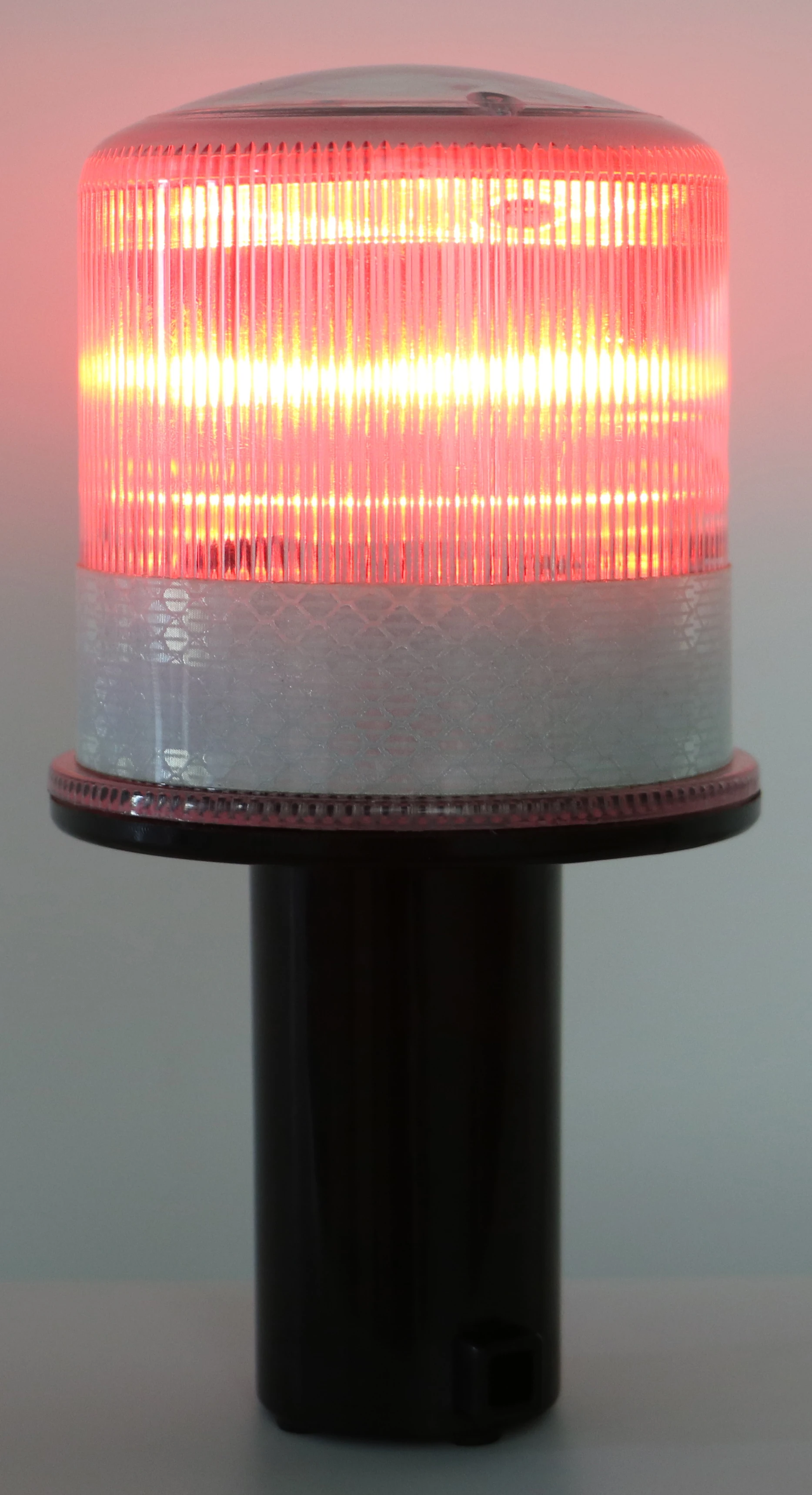 Yellow/red Solar Power Road Hazard Led Blinker Construction Flashing ...