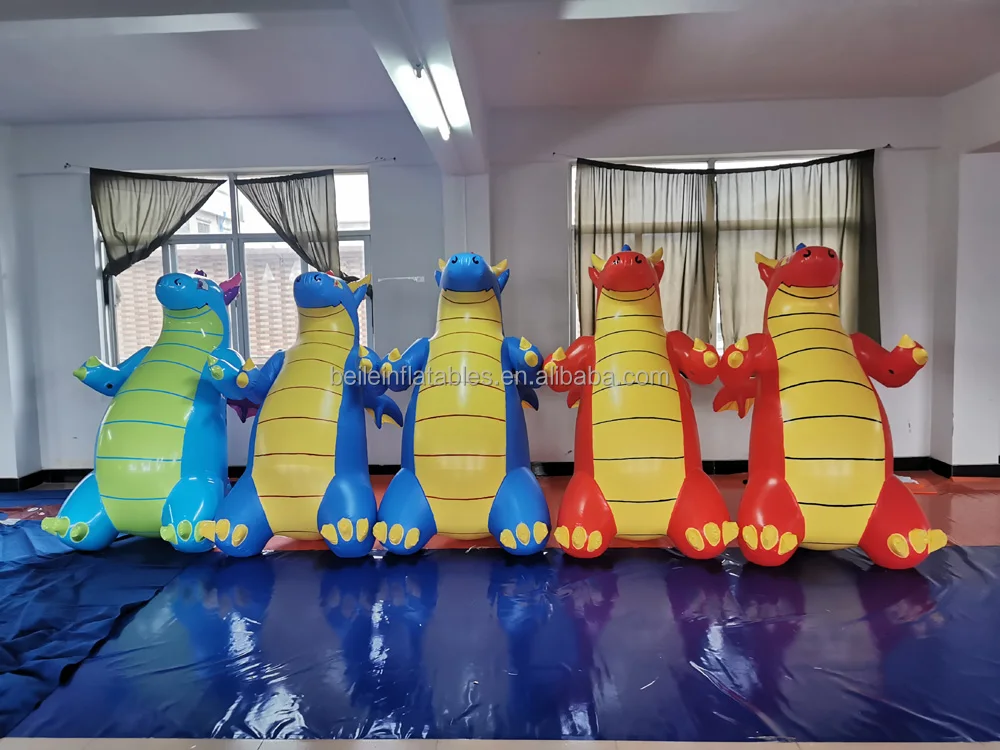 Beile Customized Cheaper PVC Inflatable Dragon Cartoon Suit