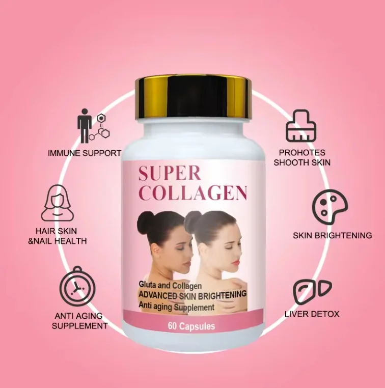 Marine Collagen Skin Whitening Softgel Capsules Supplements Capsule ...