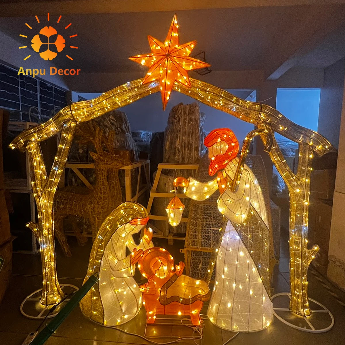 Large Simulated Golden Banyan Tree for Shopping Malls Hotels Christmas ...