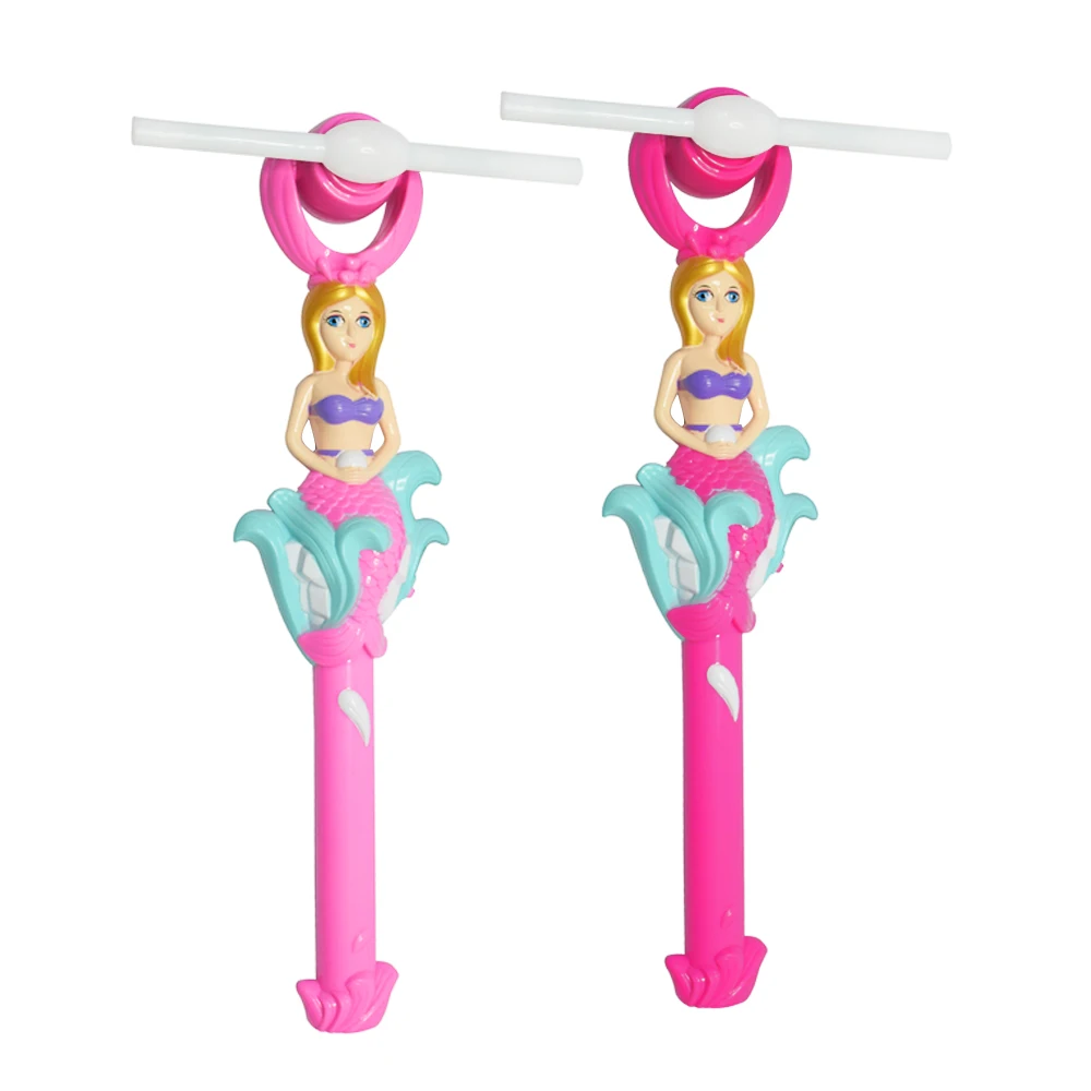 Led Glow Windmills Mermaid Light up Toys Princess Led Magic Windmill ...