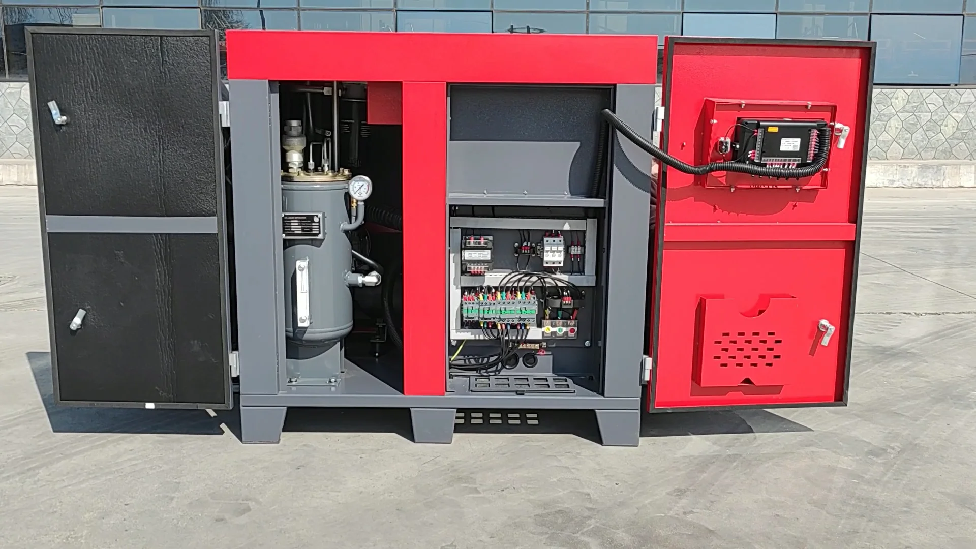 22kw Screw Air Compressor 22kw 30hp Industrial Air Compressor Rotary ...