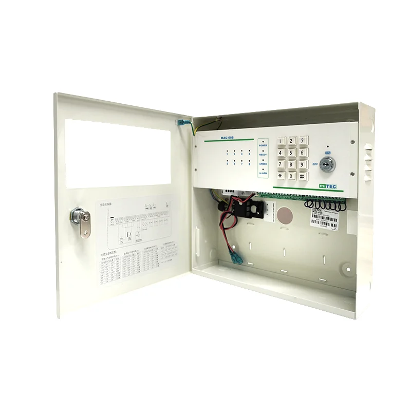 MiTEC Building Security Alarm Control Panel 4 8 16 Zone for Addressable ...