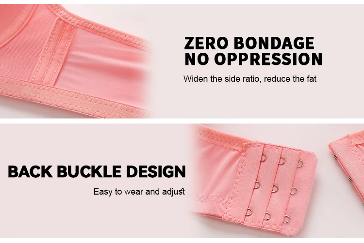 40A Green Push up Bra - Full Coverage & Wire Free Support