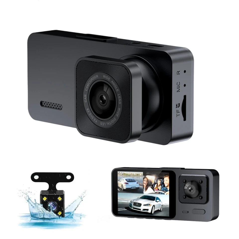 S10 Car Record Dash Cam For Car 1080p Hd 3 Camera Motion Detection G ...