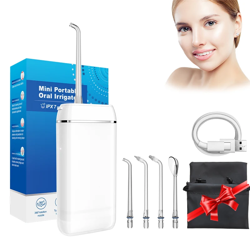 Tooth Cleaner Dental Cordless Portable Mini Teeth Jet Electronic ...