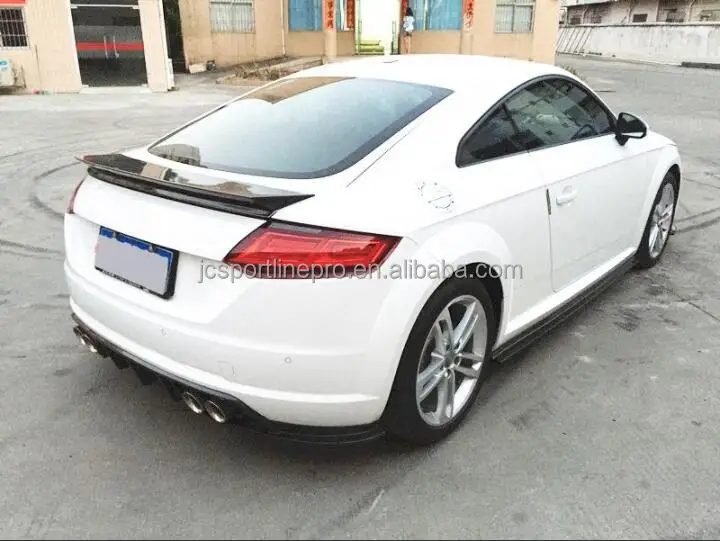 Audi TT MK3 2015-2017 Carbon Fiber Rear Diffuser - Jcsportline