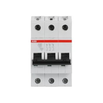 Abb-new Mcb S200 C 3p 50a Circuit Breaker 2cds253001r0504 S203-c50 Miniature Circuit Breaker ...