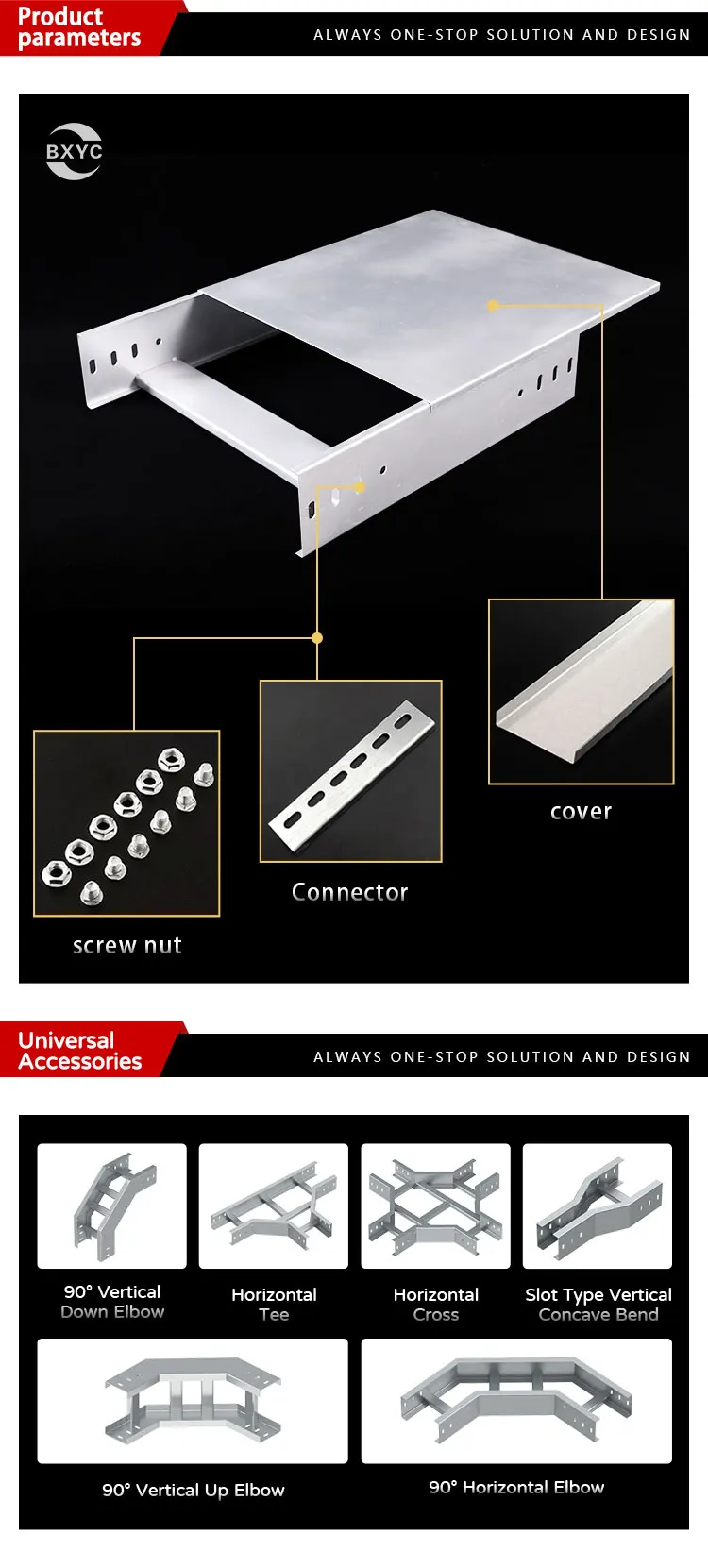 Aluminum Steel Cable Tray Cable Ladder With Price List Manufacturer ...