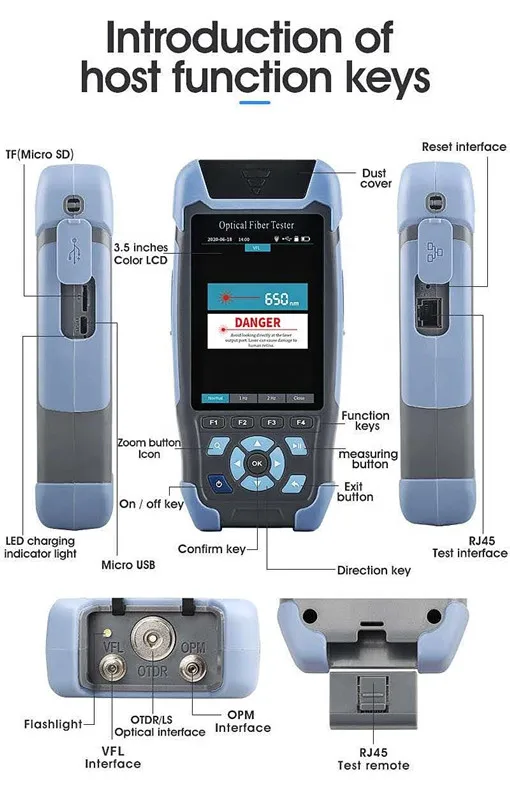 Hnpon OTDR-3200 - Mini Handheld FTTH Solutions for Fiber Optics