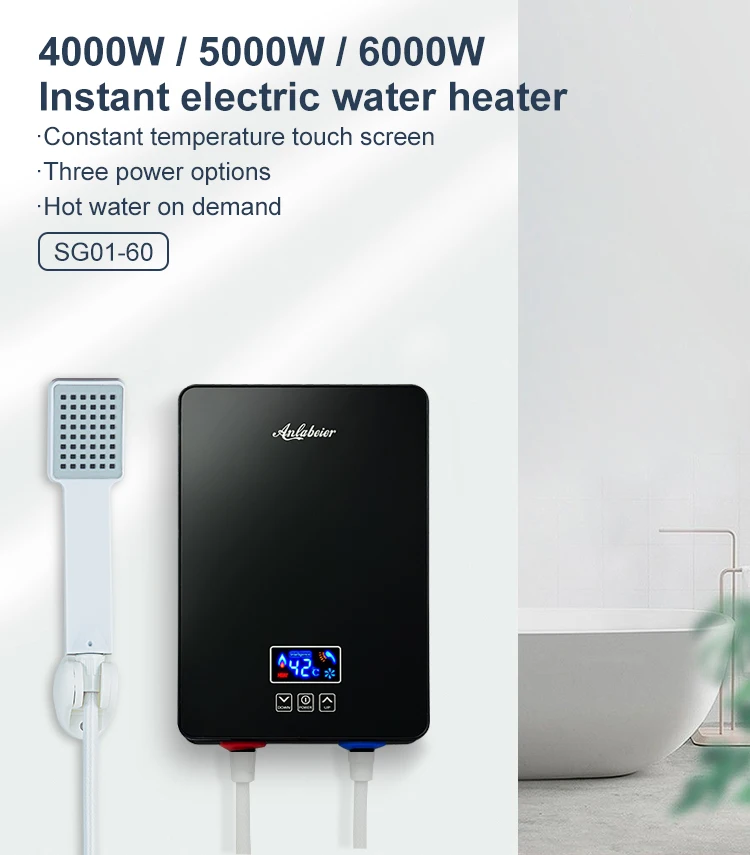 Europe Hot Sale Energy Saving Instant Tankless 4kw Geyser Heating ...