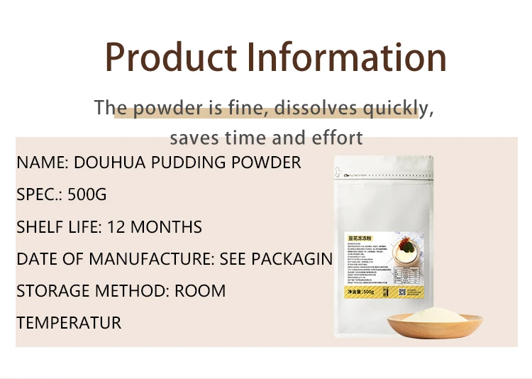 500g Bubbe Tea Topping Tofu Pudding Powder for Bubble Tea| Alibaba.com