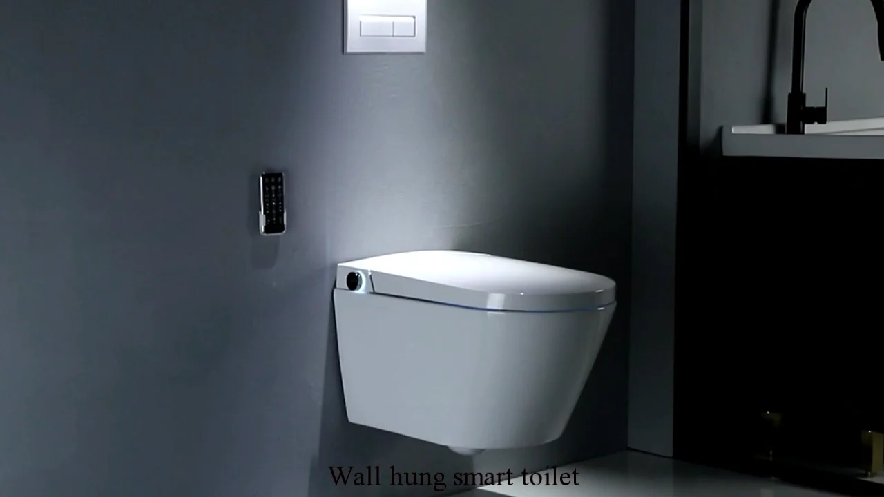 New Concealed Tank Smart Electric Toilet Bathroom Intelligent Electric ...