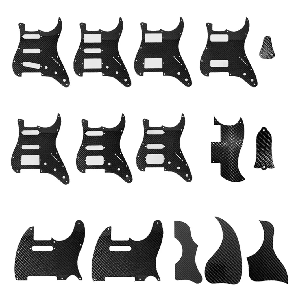 Pure Carbon Fiber Electric Guitar Acoustic Guitar Body Neck Real Carbon ...