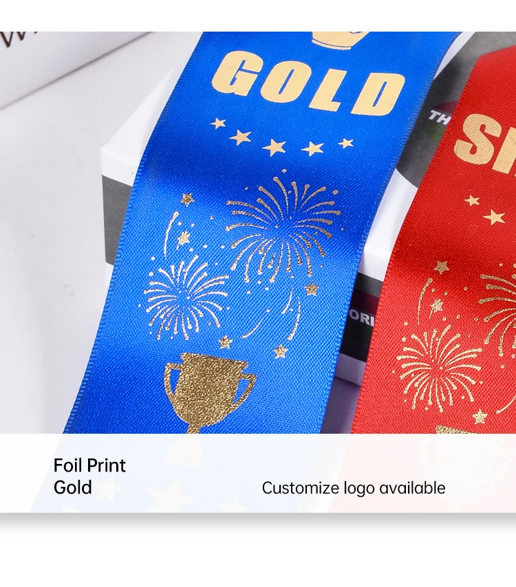 Shop Trophy 1st 2nd 3rd Gold Silver Bronze Flat Award Ribbons