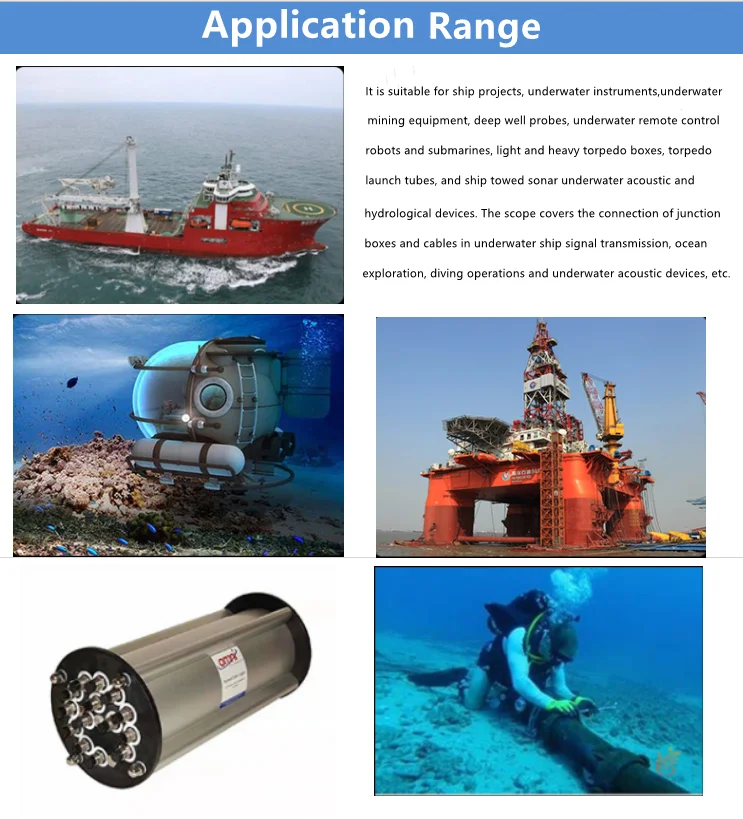 Underwater Electrical Wire Connector Socket MCDC8M Waterproof Dummy ...