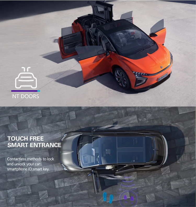 Hiphi X 650km Long Range Electric Vehicle 6 Seat Cars Electric Car Luxury Electric Suv Ev Mpv ...