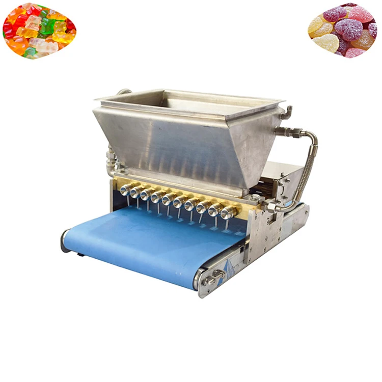 Small Making Candy Depositor Twinkle Gummy Bear Jelly Filling Machine ...