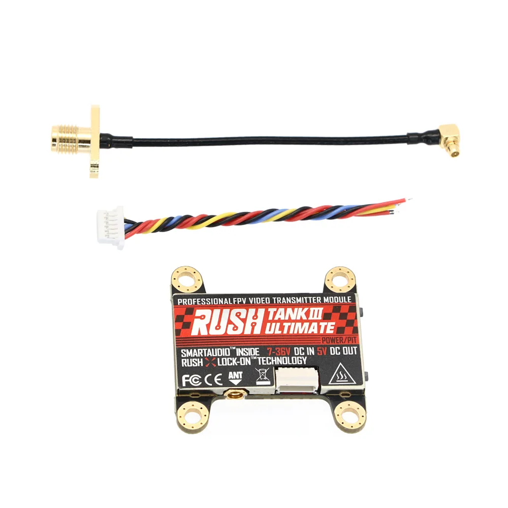 RUSHFPV RUSH Tank III Ultimate VTX 5.8G 48CH RaceBand Pitmode 2-800mW ...