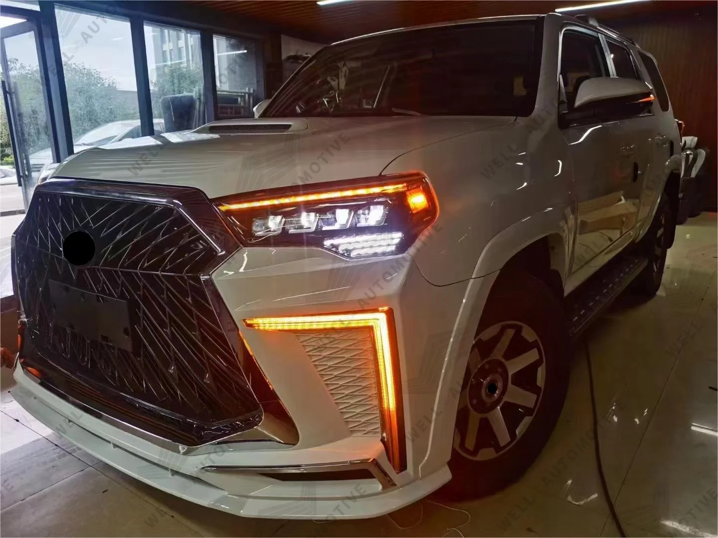 New Style Auto Body Parts Upgrade To Lx Body Kit Front Bumper Abs Grill ...