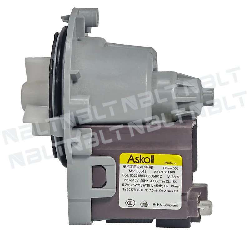 Askoll M231 Washing Machine Drain Pump Motor 220V 60Hz - Ideal for ...