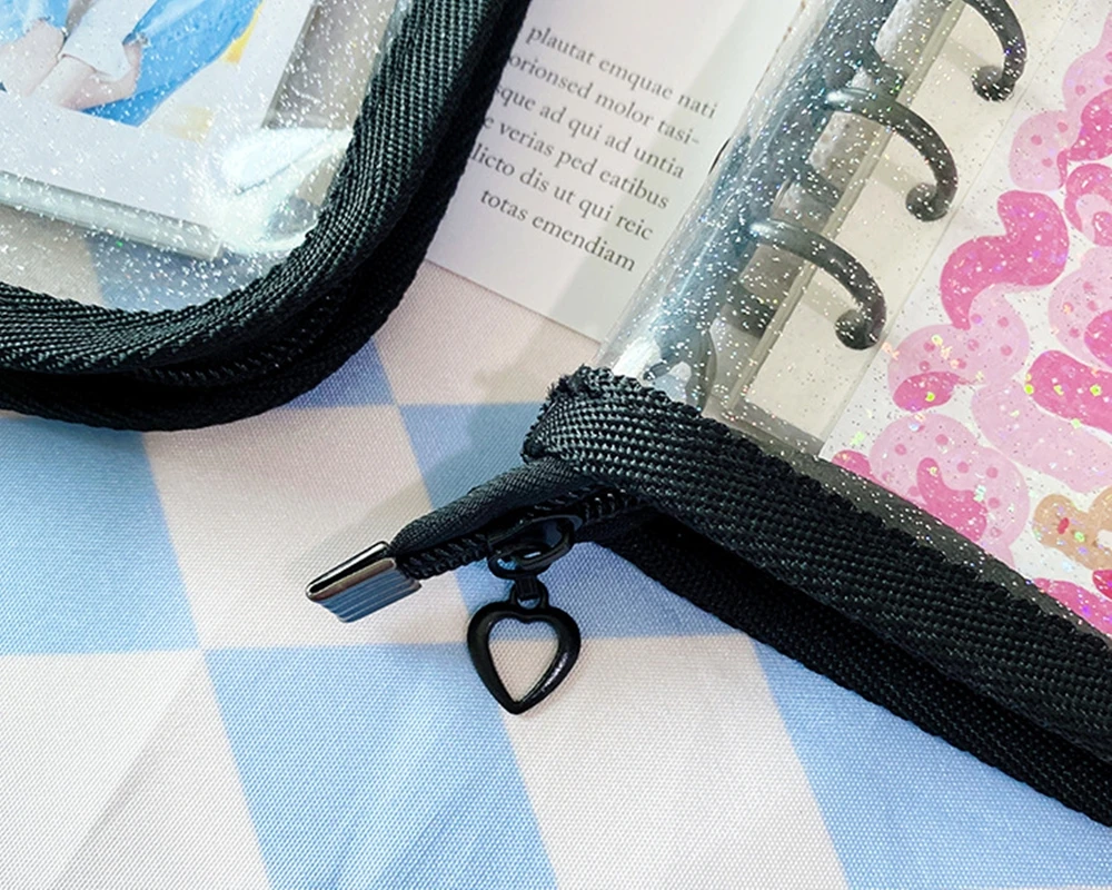A5 A6 A7 A8 Zipper Binder PVC Notebook Cover Protector - Kpop Photo ...