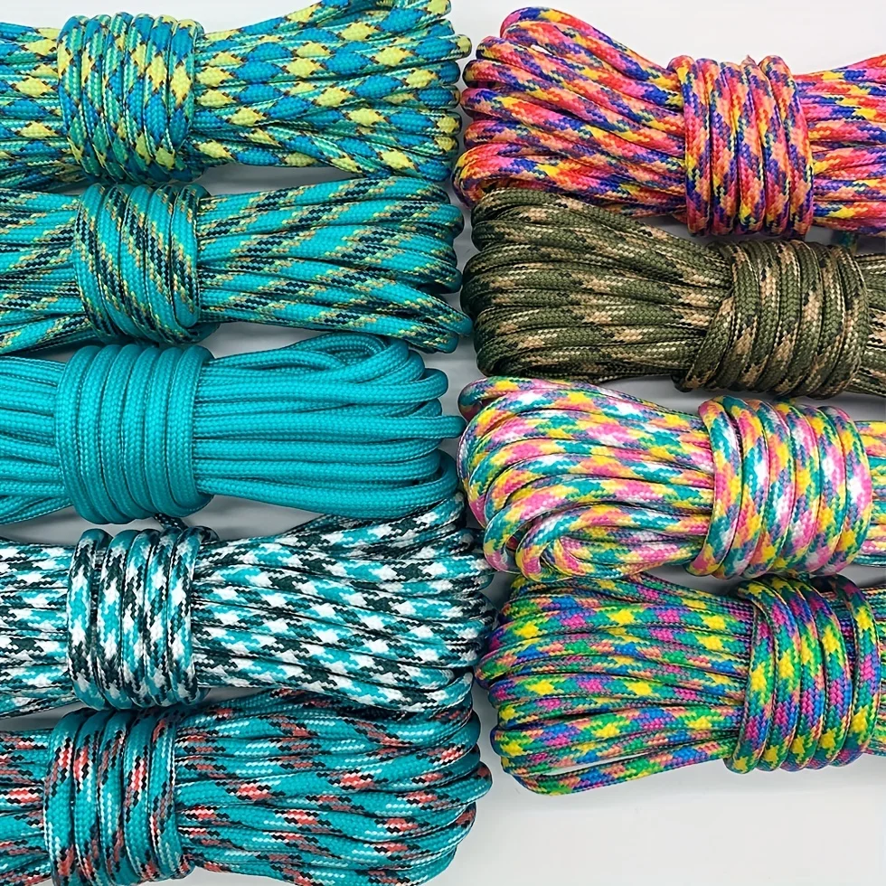 Braided Cotton Rope 3m Double String Cord White Round Elastic Stretchy ...