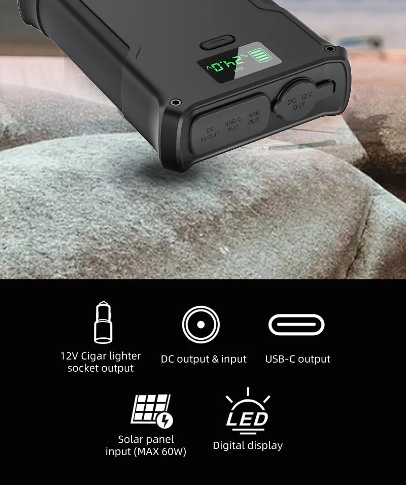 High Capacity 40000MAH 50000MAH Power Bank DC12V 20V 24V Waterproof ...