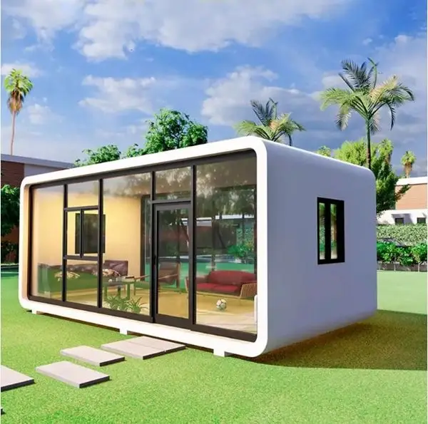 20ft 40ft Modular Prefab Tiny Homes Container Office Portable Apple ...