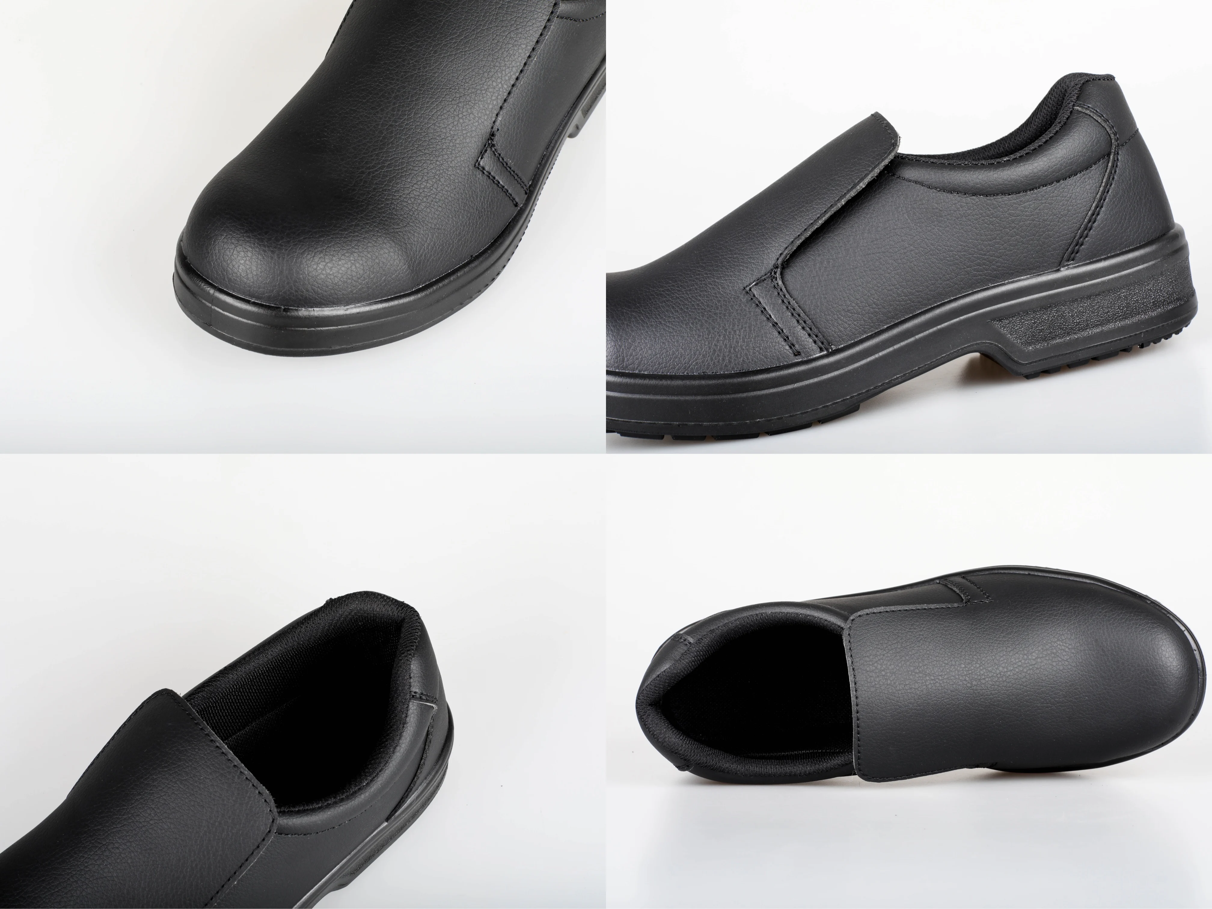 Safety Shoes Factory Unisex Kitchen Shoes Oil Resistant Steel Toe Non ...