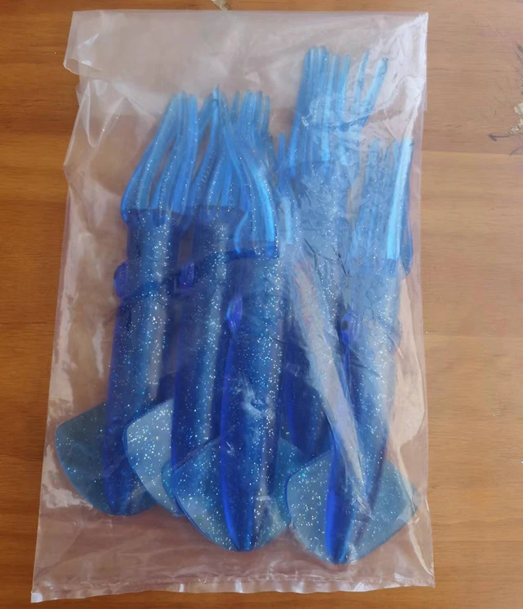9 Inch Rubber Mauler Squids Made In China 23 Cm Soft Plastic Tuna ...