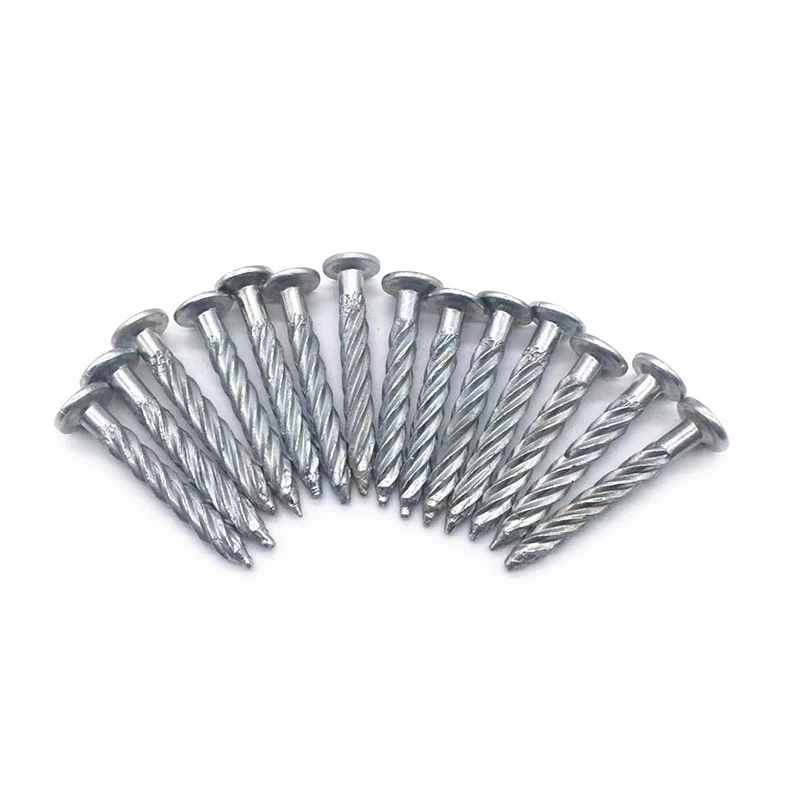 Threaded Nail Expanding Screw Nail Twist Nails Flat Round Head ...