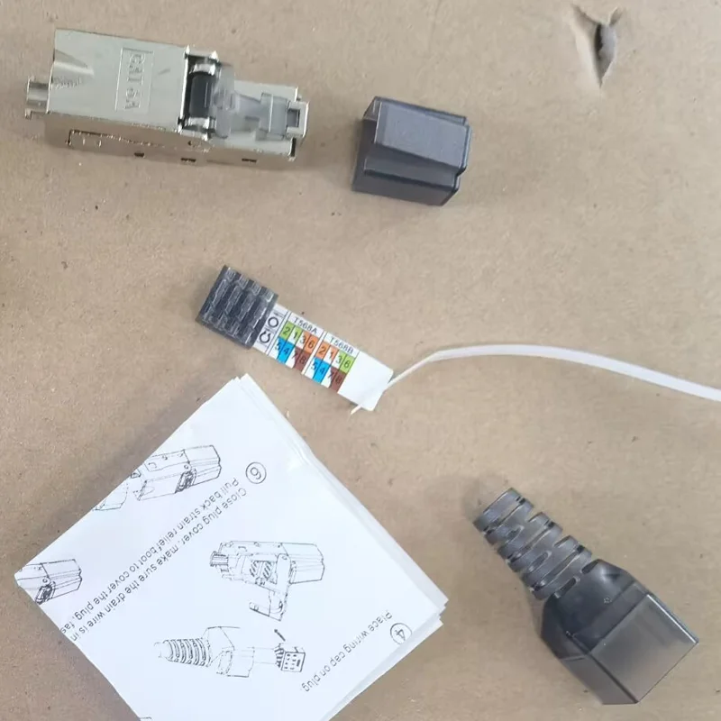 Enyoo Cat6a FTP Toolless RJ45 Plug Connector - Durable & Efficient