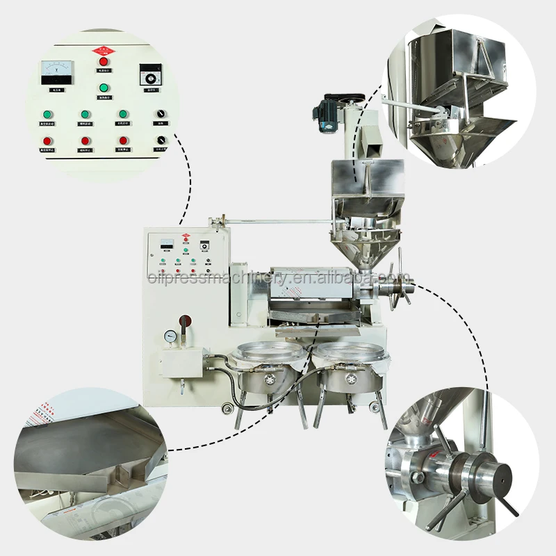 Industrial Rapeseed Oil Press Machine Sunflower Seed Oil Extraction ...